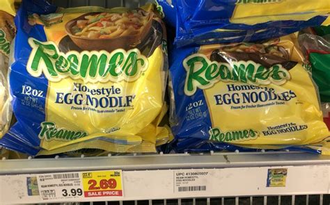 Reames Homestyle Egg Noodles Only 269 At Kroger Reg 399
