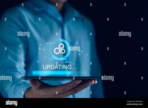 Operating System Upgrade Concept Installation App And Software Update Process Modernize User