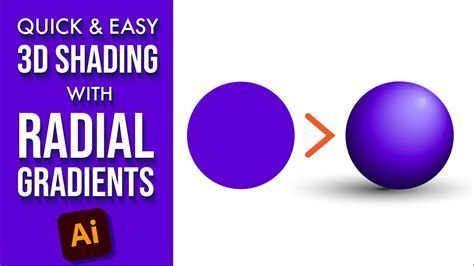 Illustrator Tutorial How To Create A Radial Gradient Create Non Raster