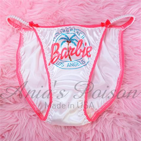 Satin Sissy Dolly Panties Duchess Cut Malibu Doll Womens String Bikini