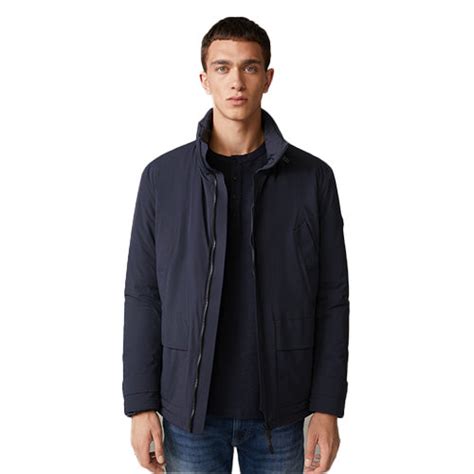 Strellson Black Jacket Technical Fabric Kayagan