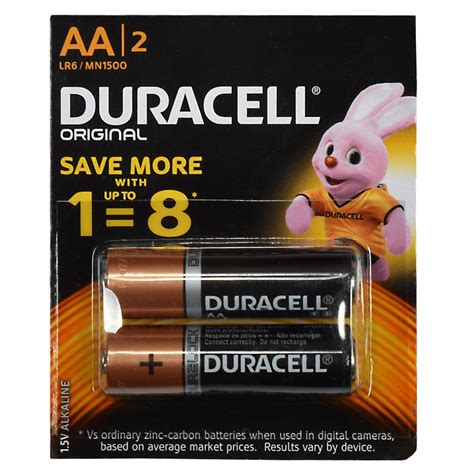 Duracell Ceruza Elem Lr6 Aa 1 5v Mn1500 2 Es Bliszter