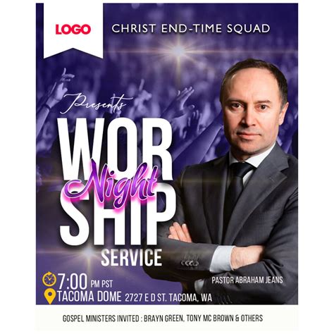 Editable Church Flyer Psd Template Masterbundles