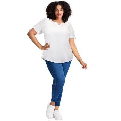 Avenue Short Sleeve Pocket Tee 18 White Target