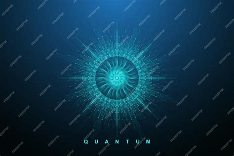 Premium Vector Quantum Computing Concept Deep Learning Artificial Intelligence Big Data