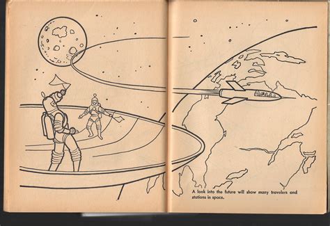Dreams Of Space Books And Ephemera Rockets And Space Coloring Book