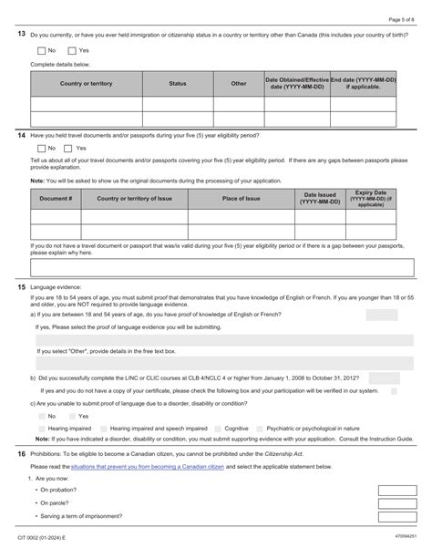 Form Cit0002 Download Fillable Pdf Or Fill Online Application For