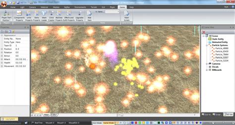 Particle System Implemented In Engine And Editor Sourena Games