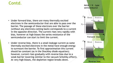 Schottky Barrier And Contact Resistance Pptx Chemistry Science