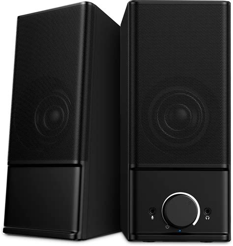 Amazon Com Computer Speakers Dual W USB Desktop Speaker With Volume Control Headphone And