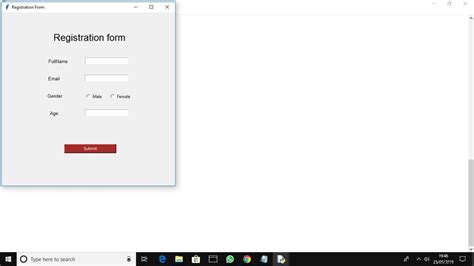 Formulario De Registro En Python Usando Tkinter