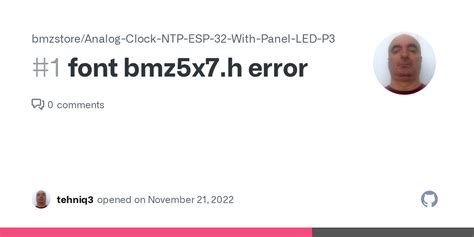 Font Bmz X H Error Issue Bmzstore Analog Clock Ntp Esp With Panel Led P Github