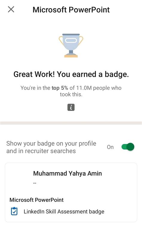 Muhammad Yahya Amin On Linkedin Linkedinskillassesment Powerpoint