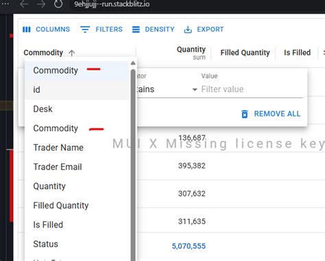 Mui X Data Grid Grouped Column Appears In The Column Selector And Filters Twice Stack Overflow