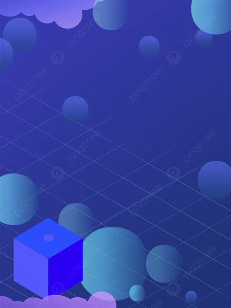 Blue Artificial Intelligence Future Technology Background Technology