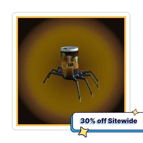 Bloxy Cola Roblox Spider Sticker For Sale By Bluesockxd Roblox Cola Stickers