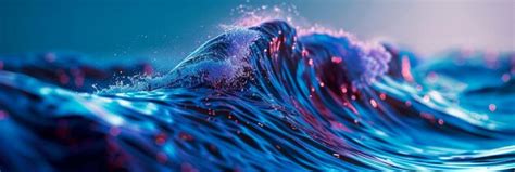 Premium Photo Abstract Ocean Wave Patterns Capture The Beauty And Power Of Ocean Waves