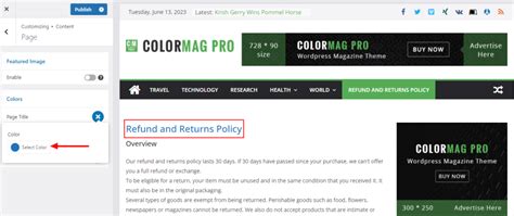 Manage Page Title Pro Colormag Documentation