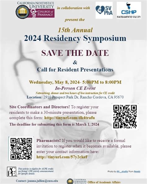 Cshp Join Cnu Cop Cshp Sv And Svpha For The 15th Annual Residency Symposium
