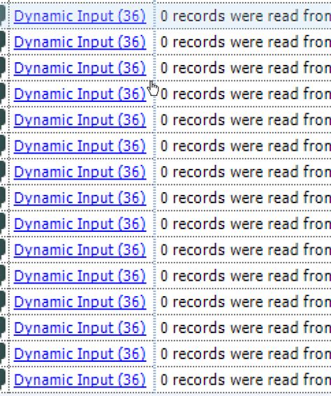 Solved Hide Workflow Message From Dynamic Input Alteryx Community