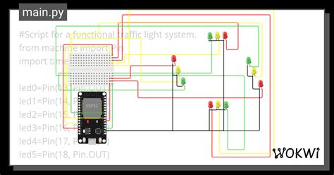 Traffic System Copy Wokwi Esp32 Stm32 Arduino Simulator