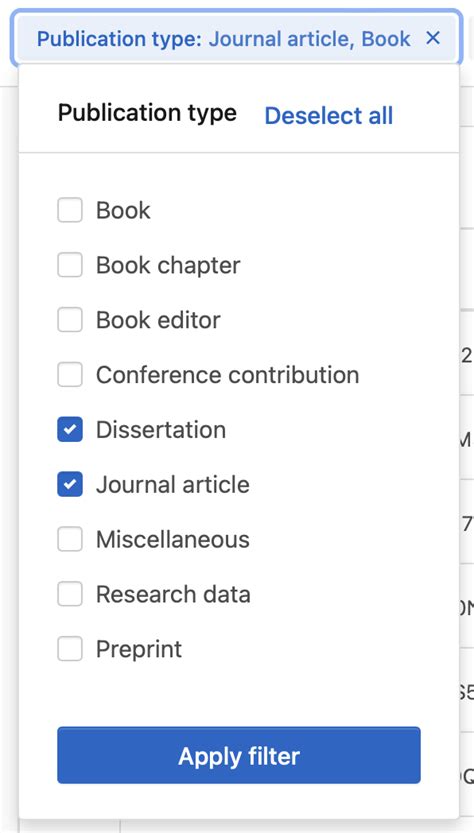 As A Librarian I Can Filter On Librarian Tags For Publications And