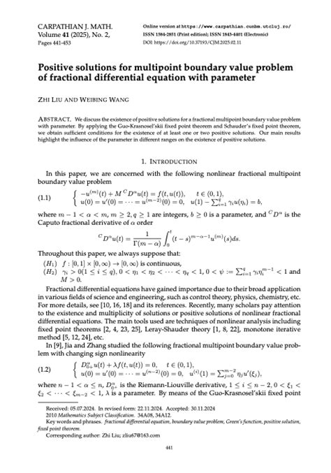 Positive Solutions For Multipoint Boundary Value Problem Of