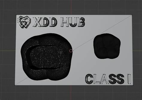 Dental Restorative Educational Model Class 1 Cavity 3d Model Cgtrader