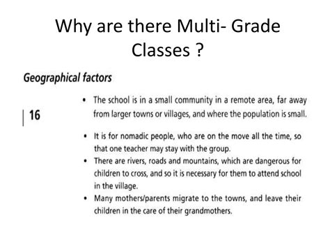 Why Multi Grade Class Pptx Why Multi Grade Class Pptx