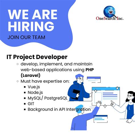 Hiring Hiringnow Developer Php Onesearch Incorporated