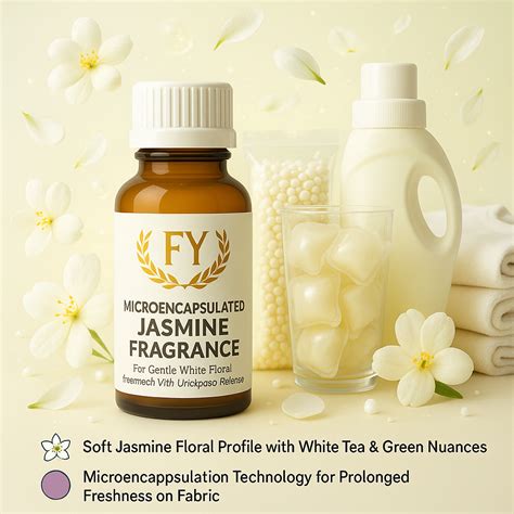 Microencapsulated Jasmine Fragrance Long Lasting Floral Scent For