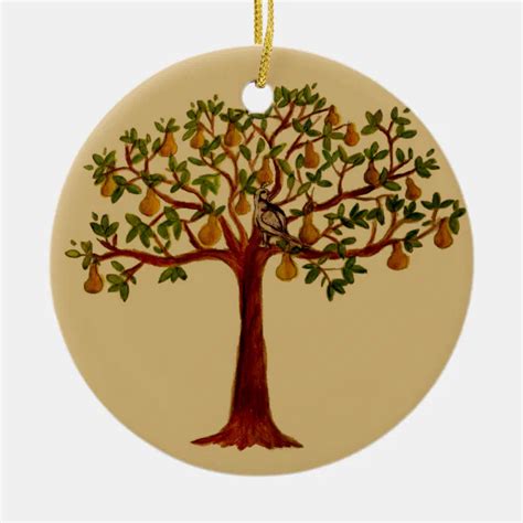 Partridge In A Pear Tree Ornament Zazzle
