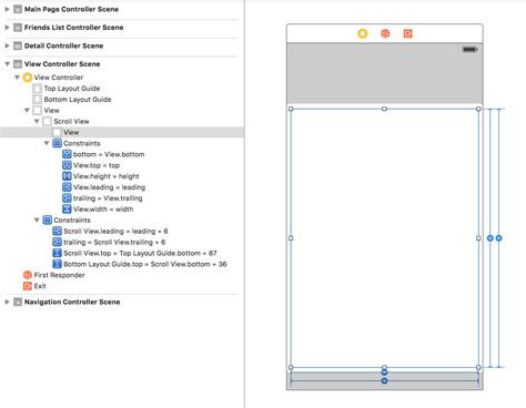 Uiscrollview Ios Scrollview And Autolayout Second View Not
