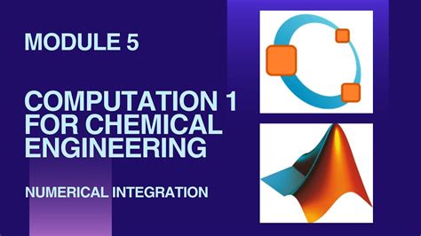Computation 1 For Chemical Engineering Numerical Integration With Gnu
