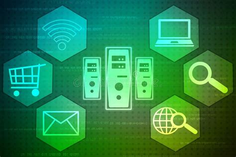 Internet Binary Data Code Computing Or Transmission Processinternet
