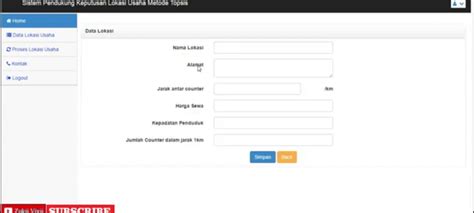 Source Code Aplikasi Sistem Pendukung Keputusan Metode Topsis Php Id Blog