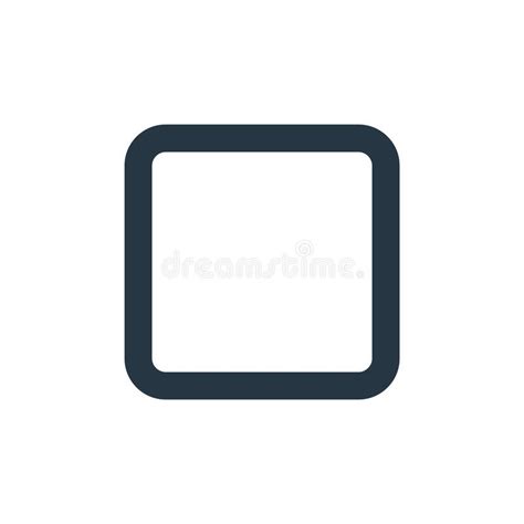 Stop Button Icon Vector From Essentials Ui Concept Thin Line
