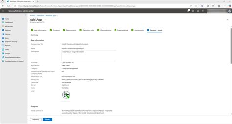 Deploy Cisco Secure Endpoint Secure Client Using Microsoft Intune Cisco