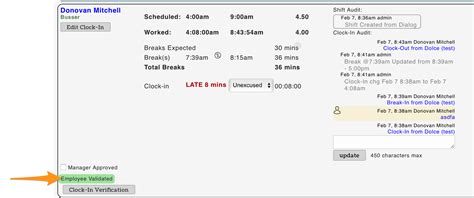 Employee Validation Of Manager Time Punch Edits Spoton Teamwork Knowledge Base