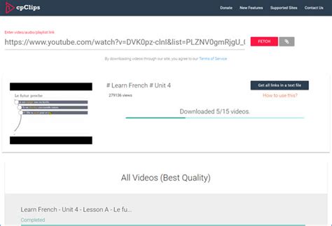Télécharger et convertir une liste de lecture YouTube en MP