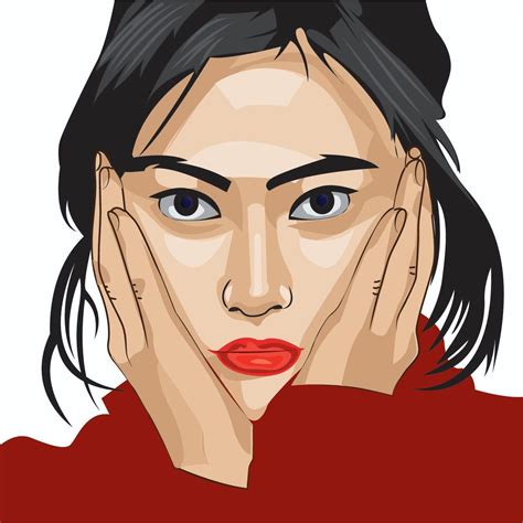 Girl Illustrator Illustration Vector Art Adobe Illustrator
