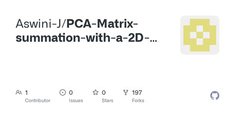 Github Aswini Jpca Matrix Summation With A 2d Grid And 2d Blocks Adapt It To Integer Matrix