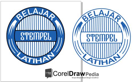 Tutorial Cara Membuat Stempel Logo Dengan CorelDraw Terbaru