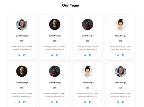 Top 10 Team Section For Websites With Design Html Css And Javascript