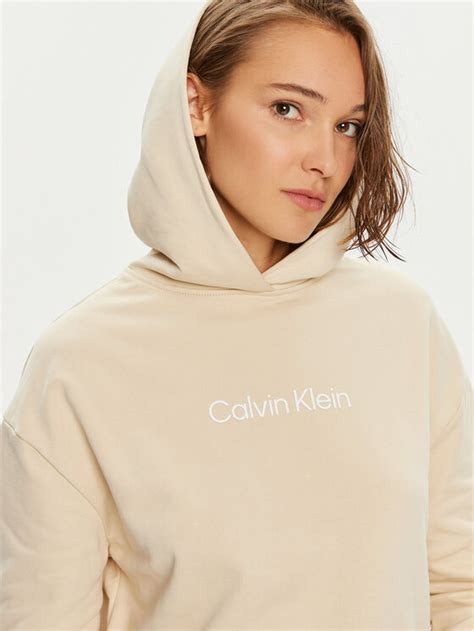 Calvin Klein Суитшърт Hero Logo K20k205449 Бежов Regular Fit Modivo Bg