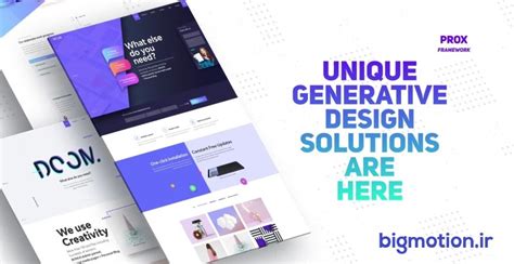 پروژه آماده افتر افکت معرفی وب سایت بیگ موشن