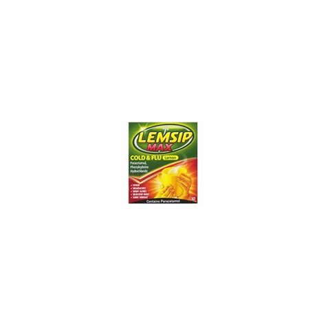 Lemsip Max Cold And Flu 10 Sachets