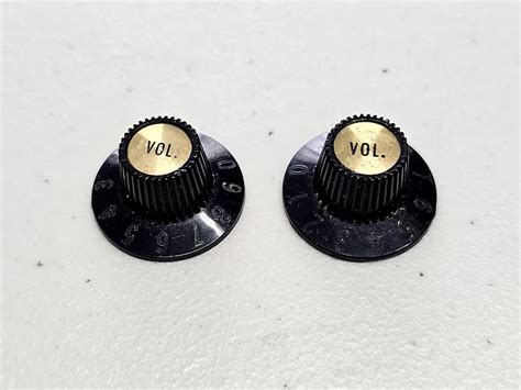1960s Gibson Witch Hat Knobs Set 2 100 Genuine Vintage Reverb