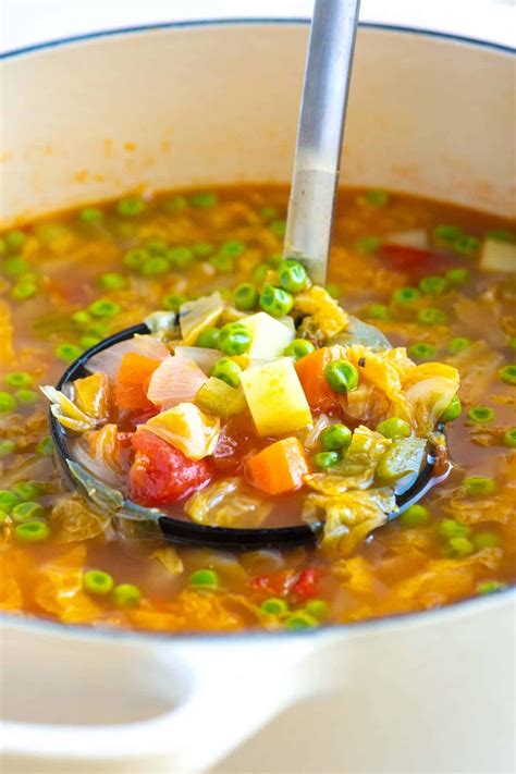 Easy Vegetable Soup Recipe Vegetable Soup Recipes Homemade