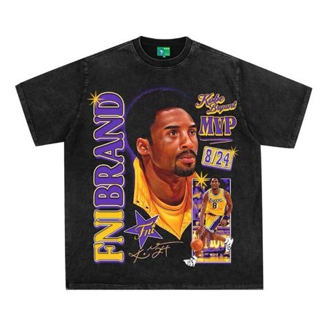 Nba Star Kobe Bryant Vintage Bastketball T Shirts Championship